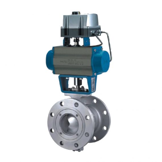 CVS Series V100 Straight Type Segmented Ball Control Valve - PT Mitra ...