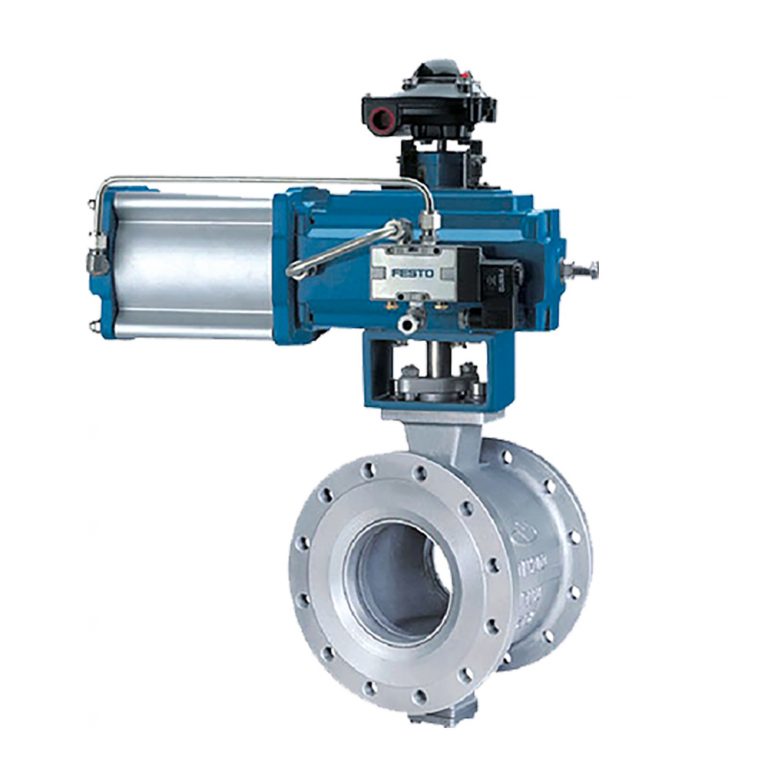 LINUO Series RV Wafer Straight Type Segment Ball Valve - PT Mitra Wira ...